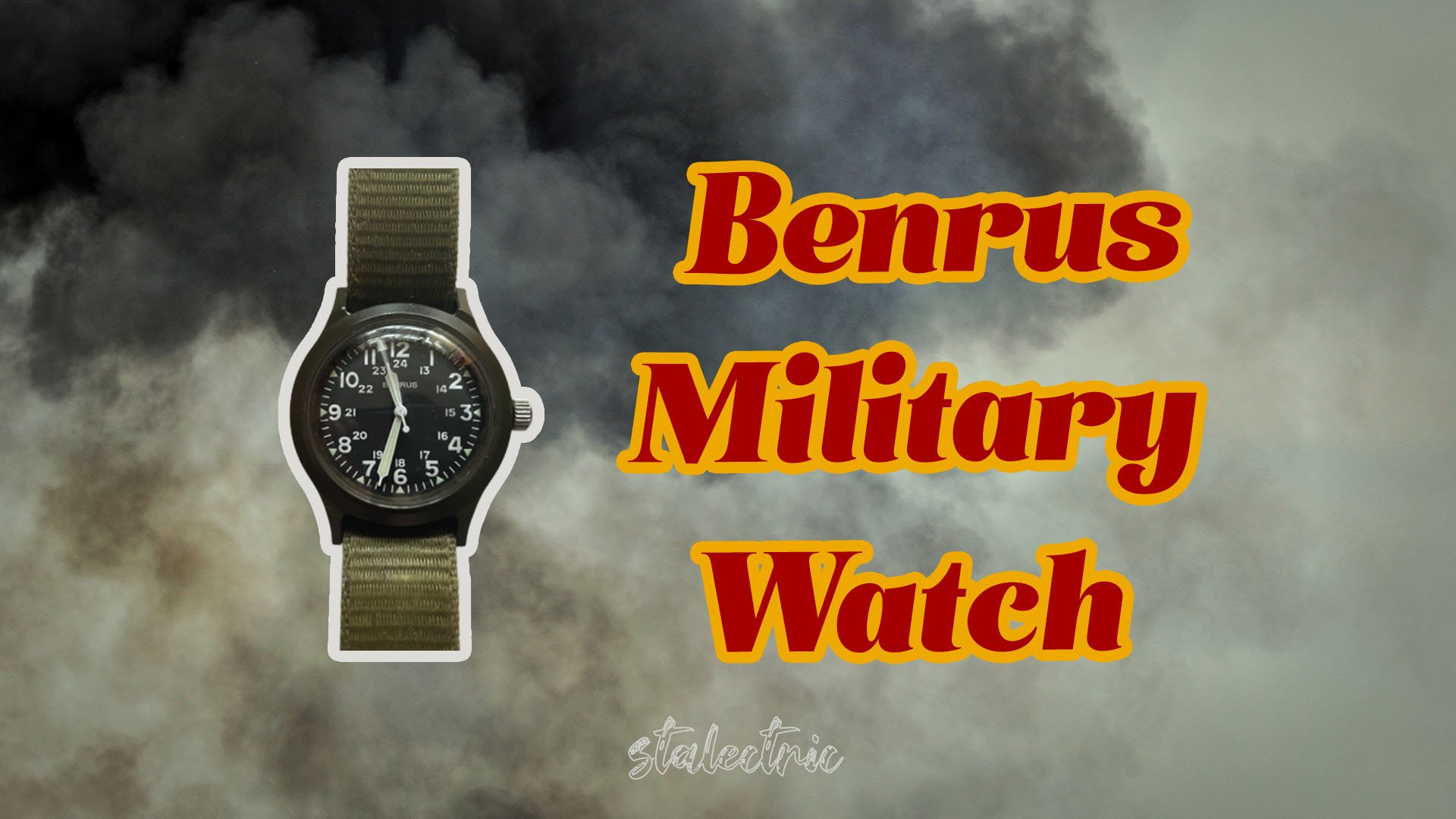 Benrus Military Watch 763 Olive Swiss Made Review - Rugged Stalectric